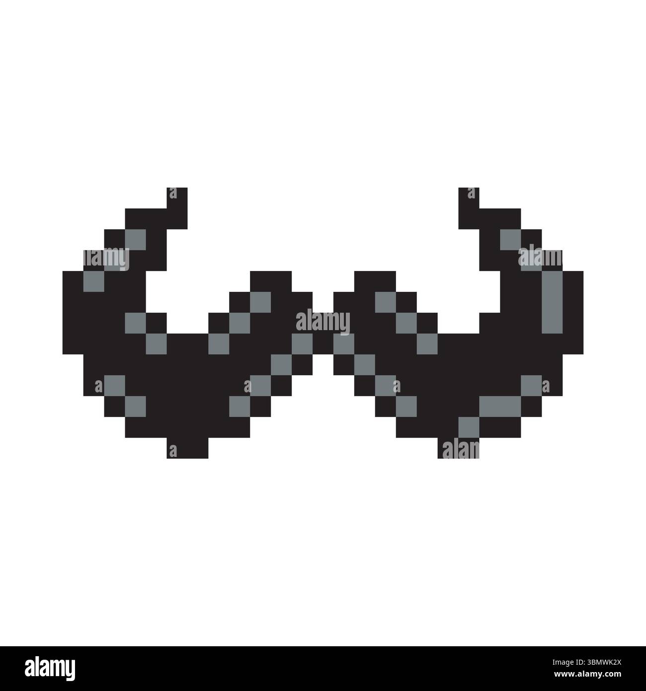 Moustache art Cut Out Stock Images & Pictures - Alamy