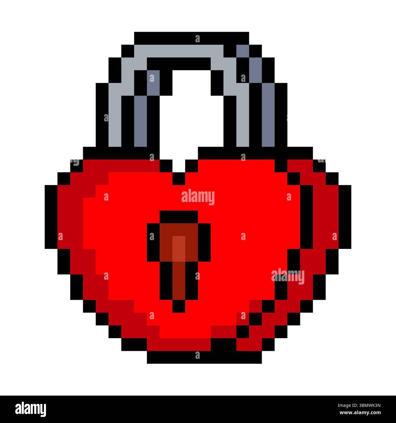 Key in lock iron Stock Vector Images - Alamy