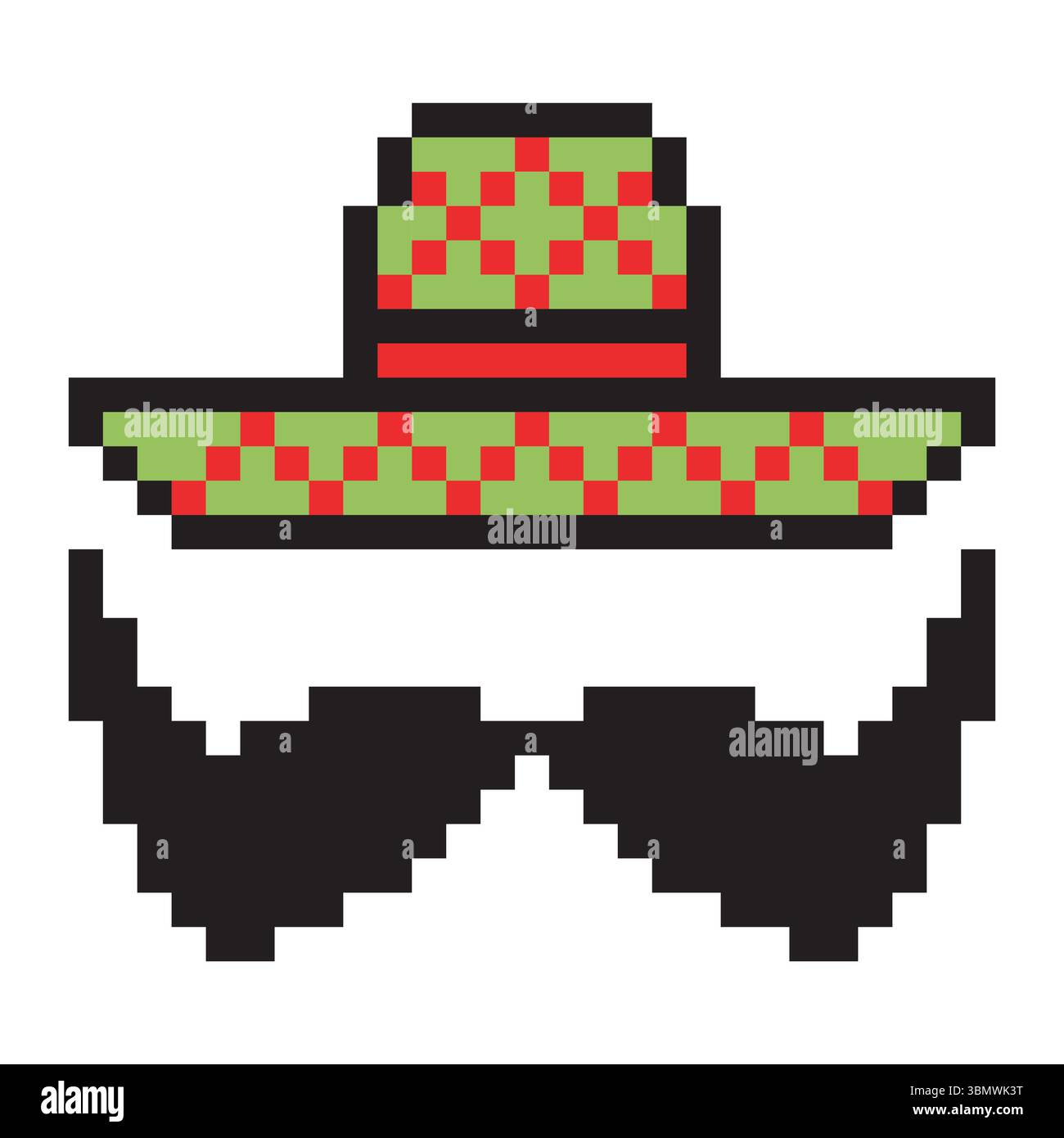 Pixel art cactus Cut Out Stock Images & Pictures - Alamy