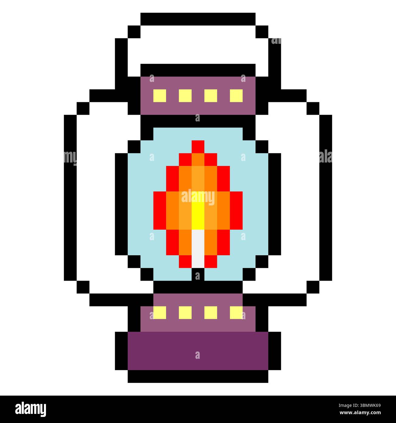 Lamp pixel Cut Out Stock Images & Pictures - Alamy