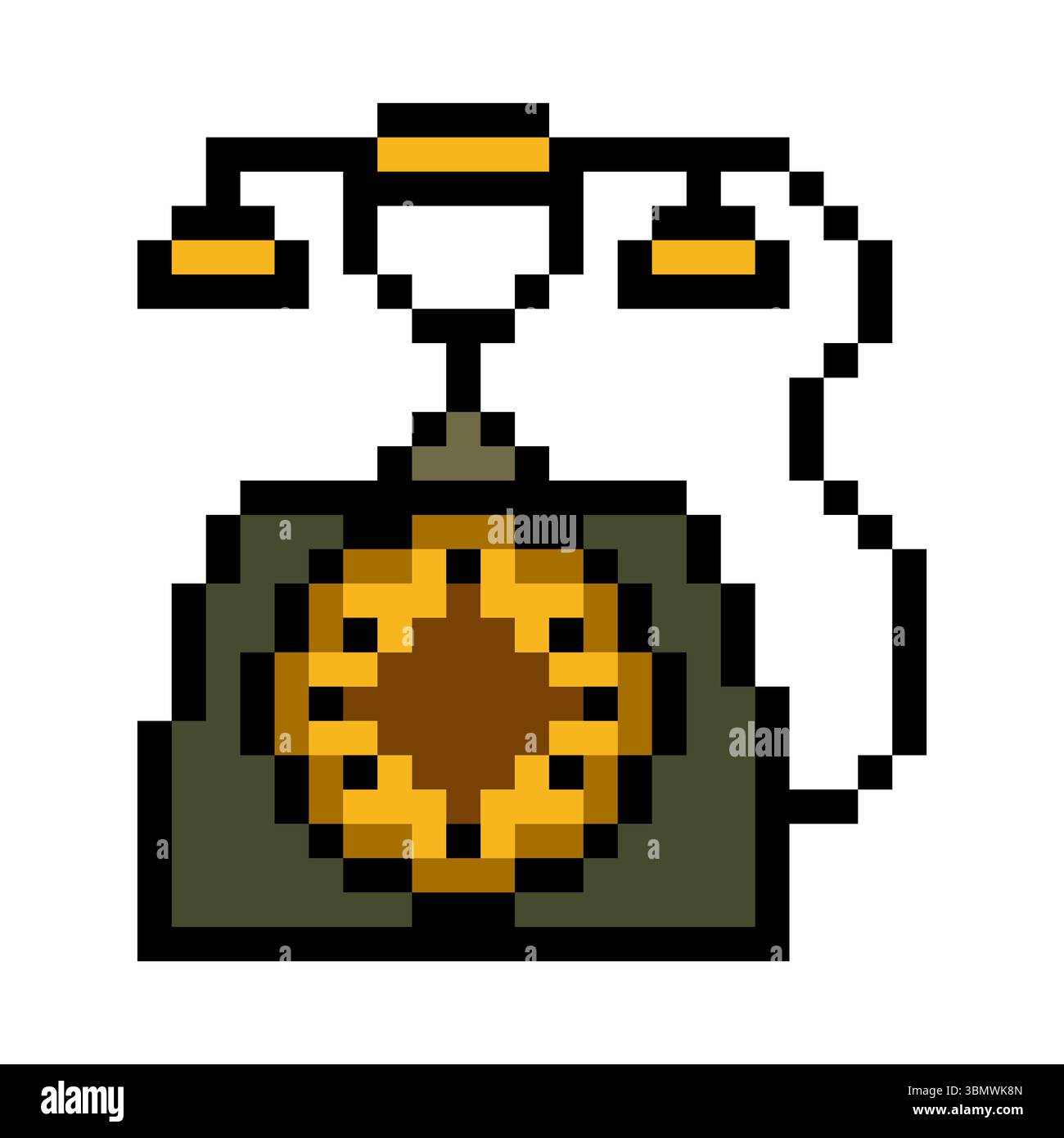 Landline phone conversation Stock Vector Images - Alamy