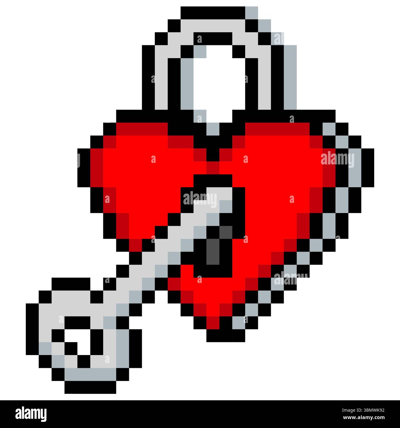 Key in lock iron Stock Vector Images - Alamy