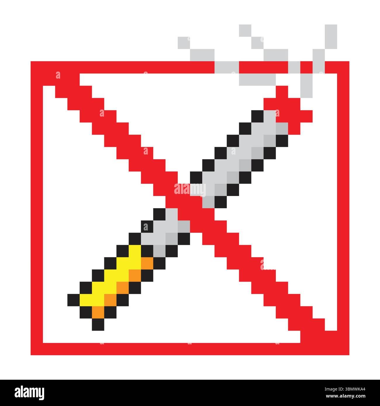 Sign smoking area in Cut Out Stock Images & Pictures - Alamy