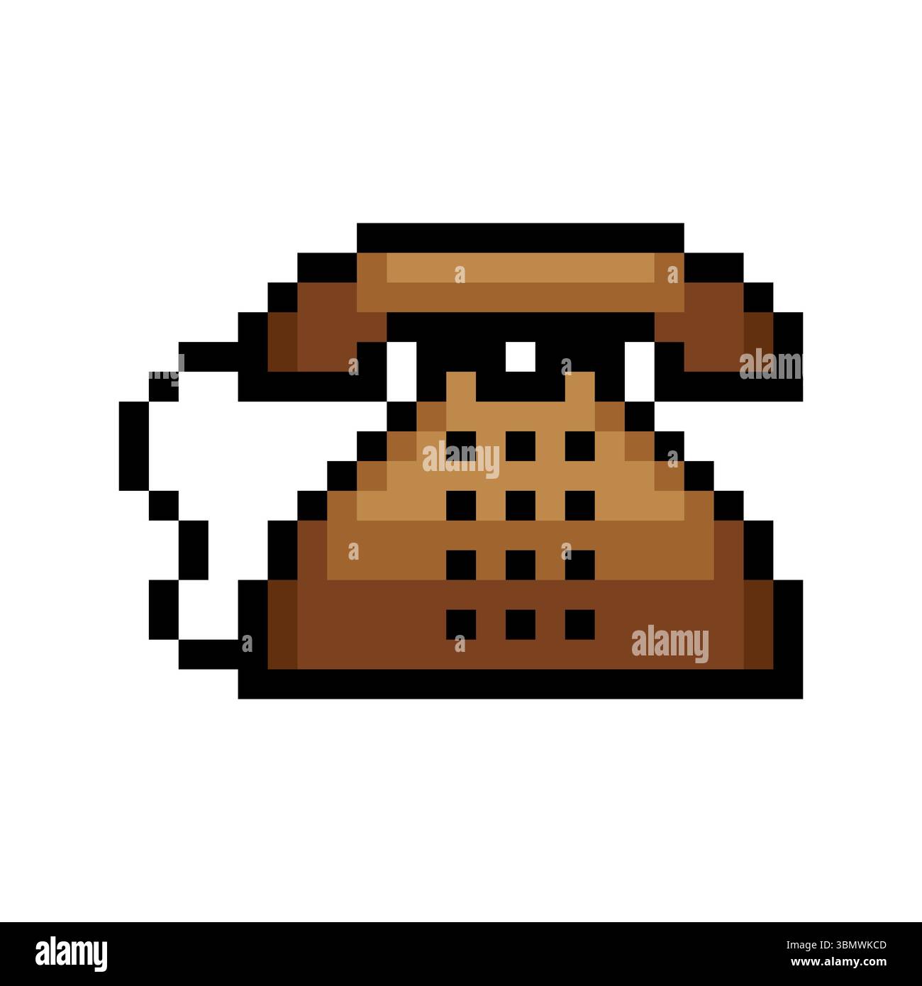 Landline phone conversation Stock Vector Images - Alamy