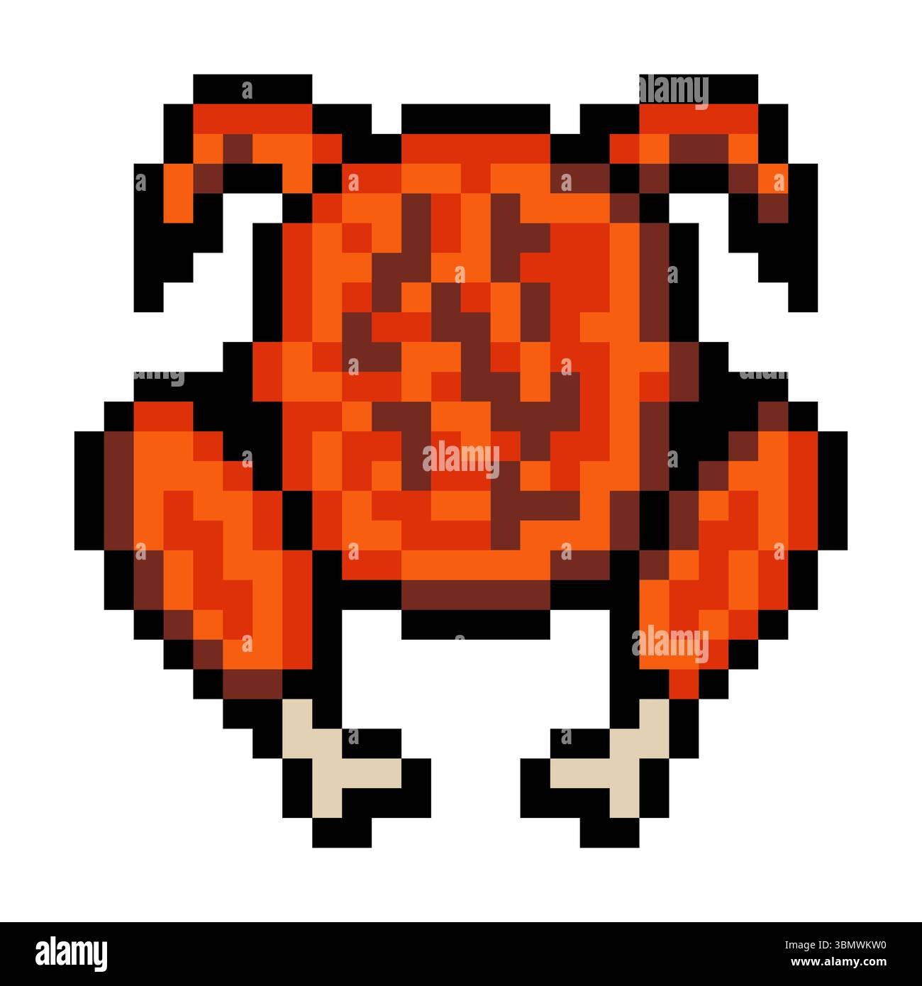 Chicken grilled in traditional Stock Vector Images - Alamy