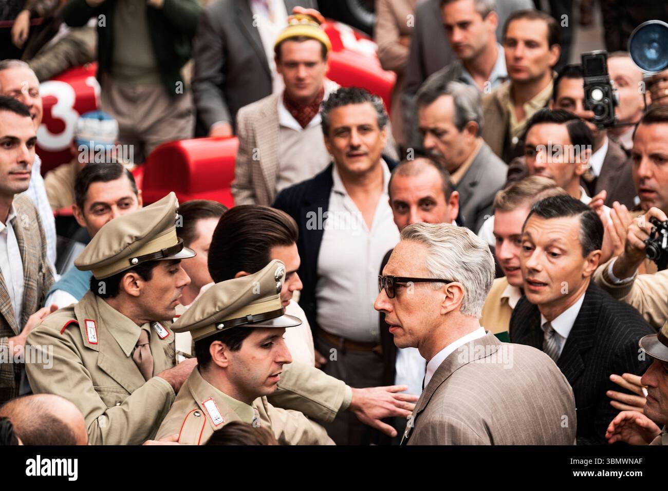 Ferrari (2023) Crowd with Adam Driver as Enzo Ferrari *Filmstill ...