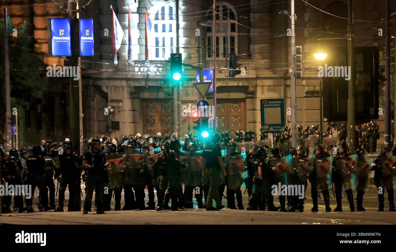 28.06.2025 BelgradeSerbia Politics/Life Vidovdanski protest/ anti ...