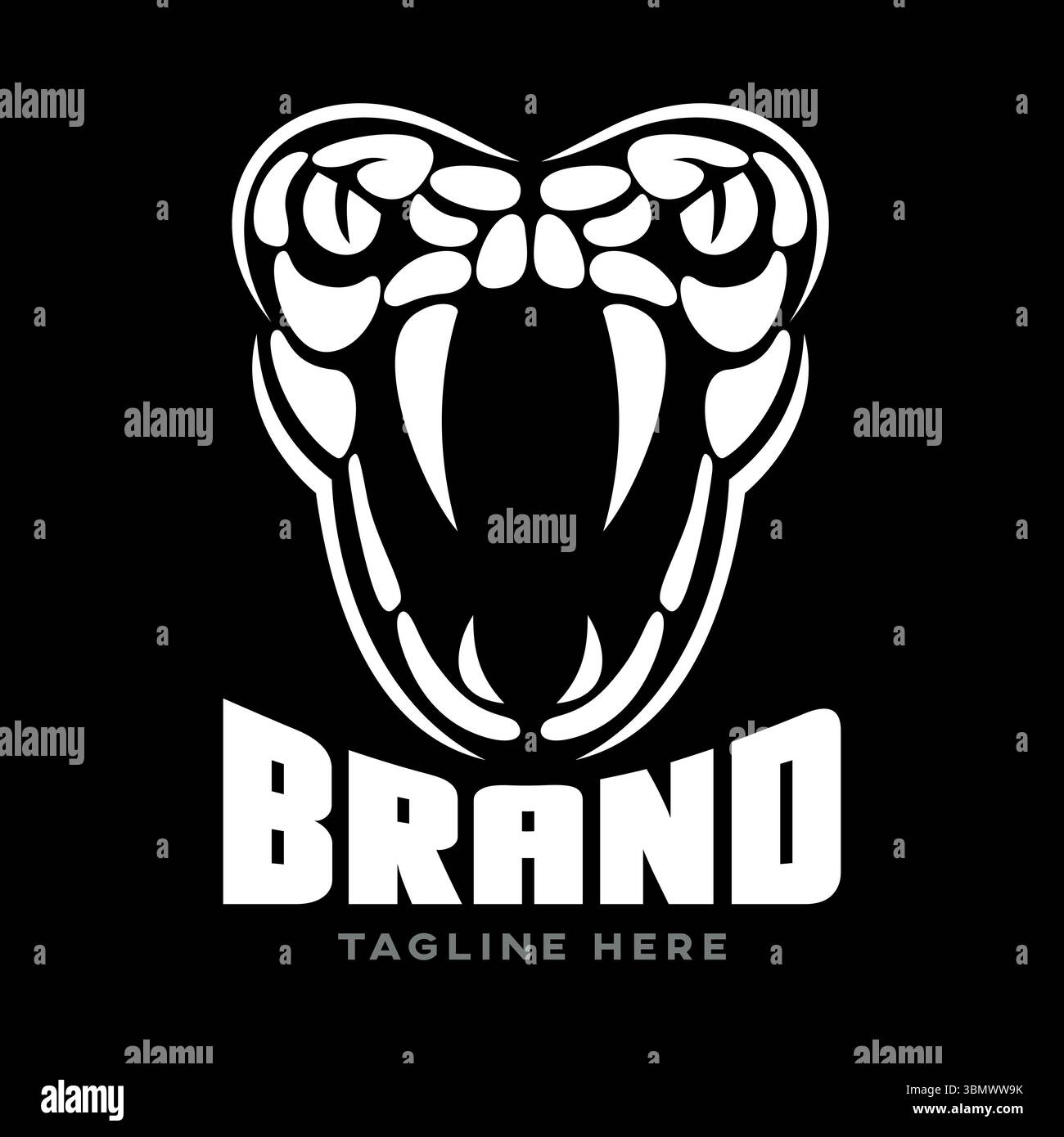 Modern snake logo. Vector illustration Stock Vector Image & Art - Alamy