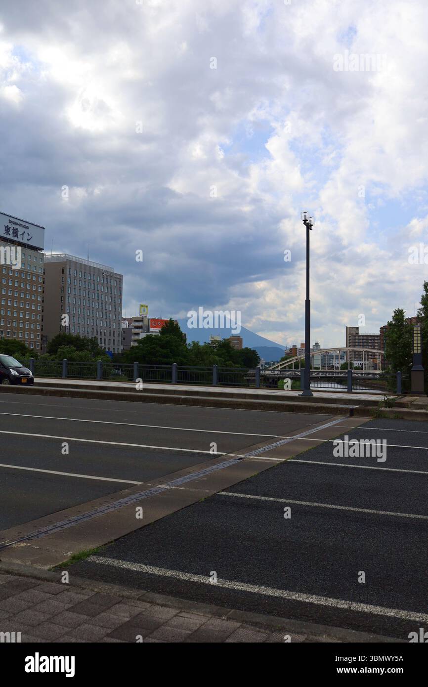 June 28, 2025, Morioka, Iwate Prefecture, Japan.View of Morioka Station ...