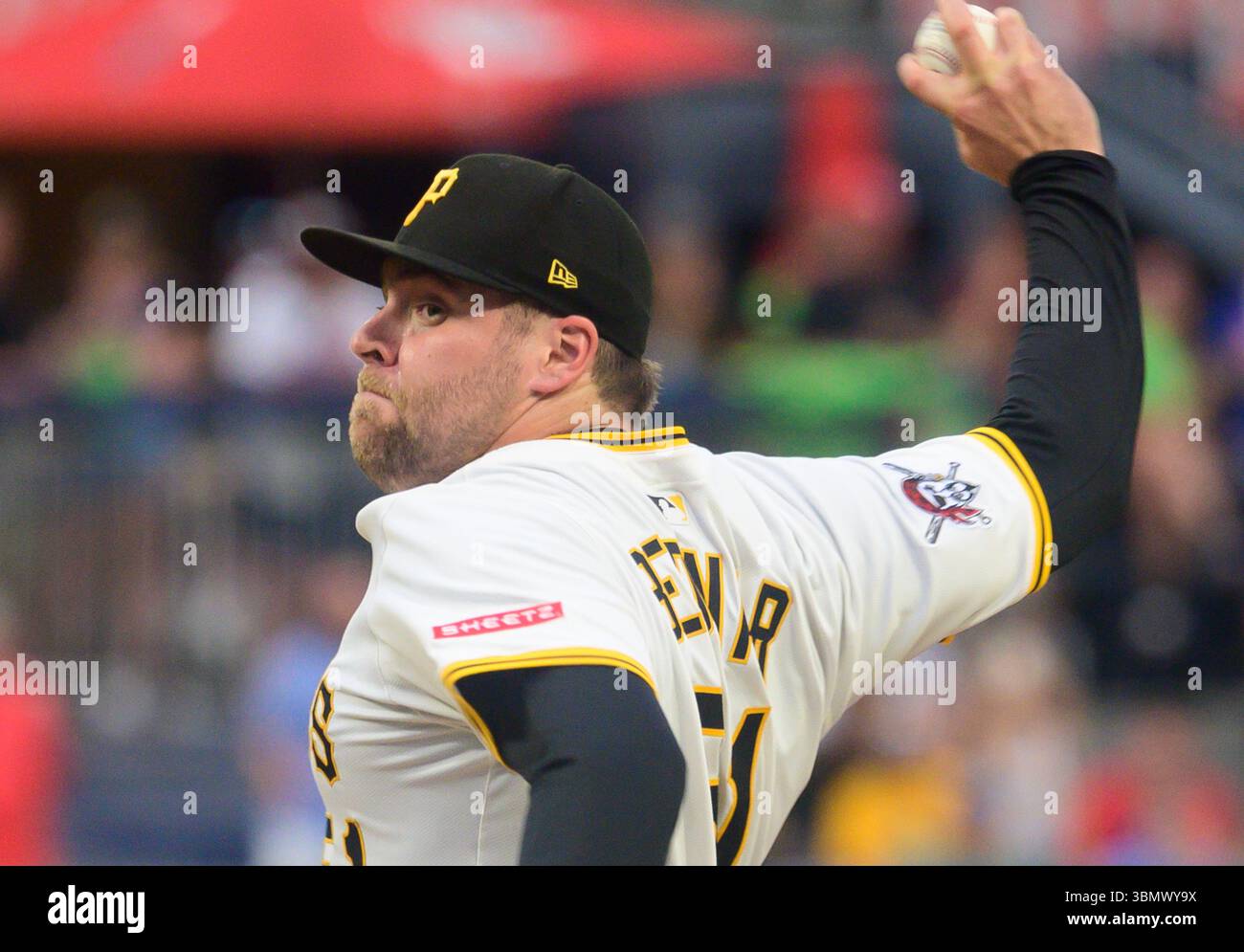 Pittsburgh, United States. 28th June, 2025. Pittsburgh Pirates pitcher ...