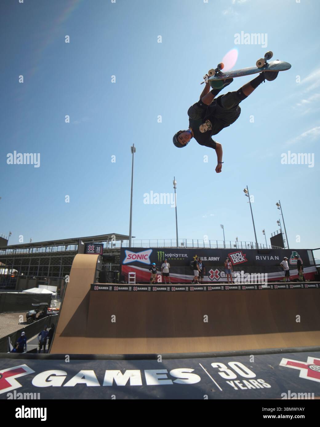 SALT LAKE CITY, UT - JUNE 28: JD Sanchez practices during X Games at ...