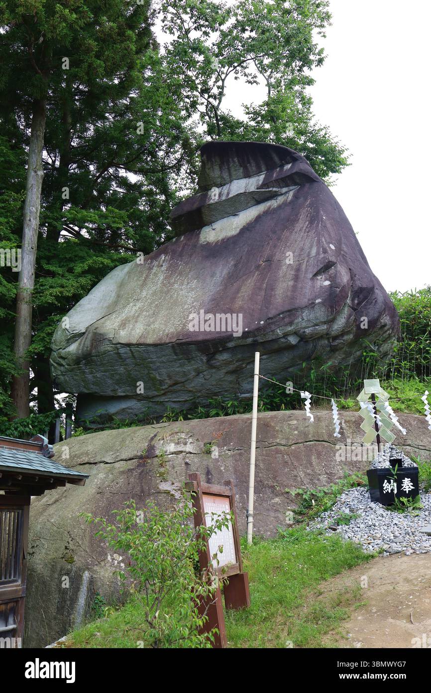 June 28, 2025, Morioka, Iwate Prefecture, Japan.View of Eboshi Rock and ...