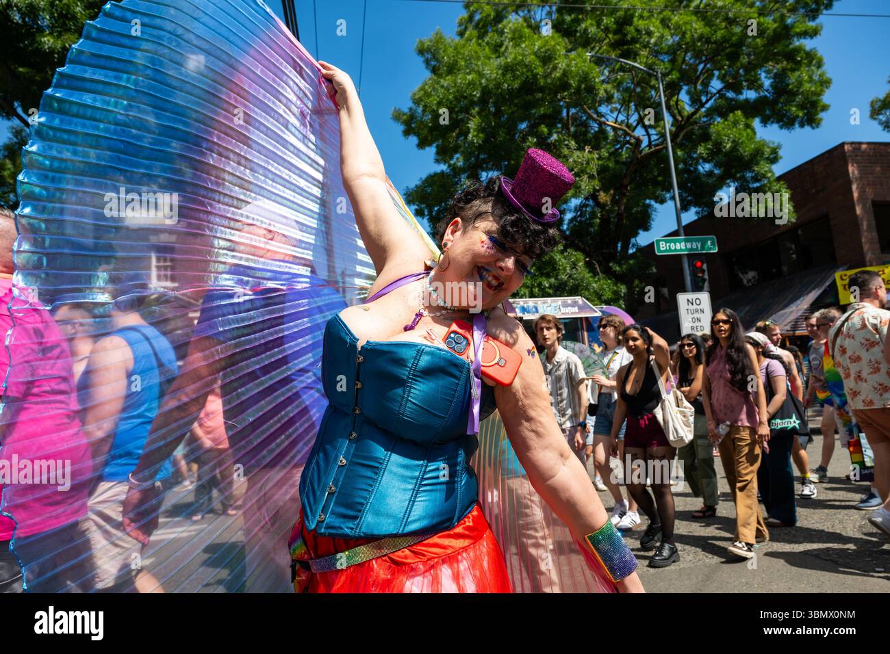 Seattle, USA. 28th Jun 2025. Seattle Pridefest in Capitol Hill. On ...