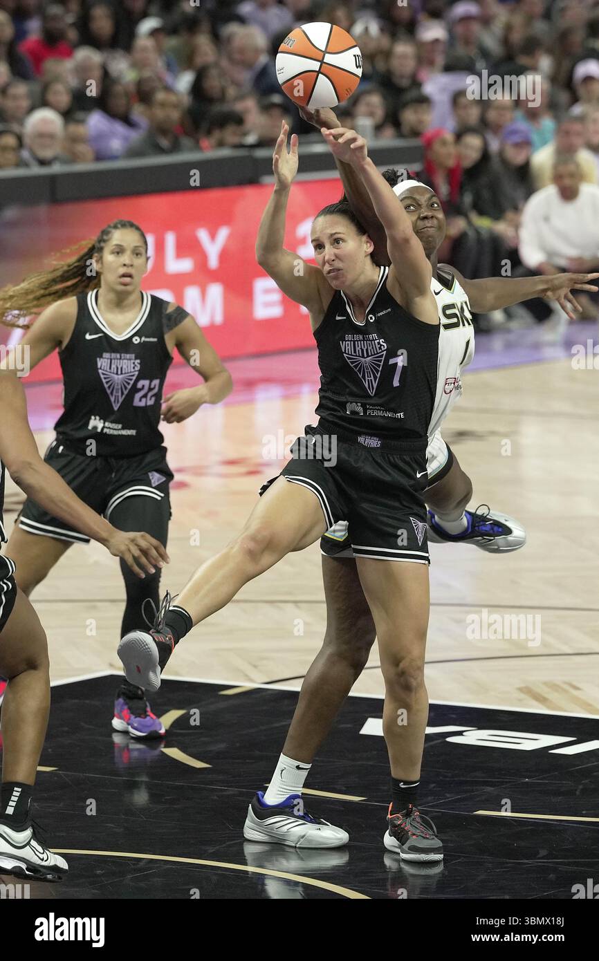 United States. 27th June, 2025. Golden State Valkyries forward ...