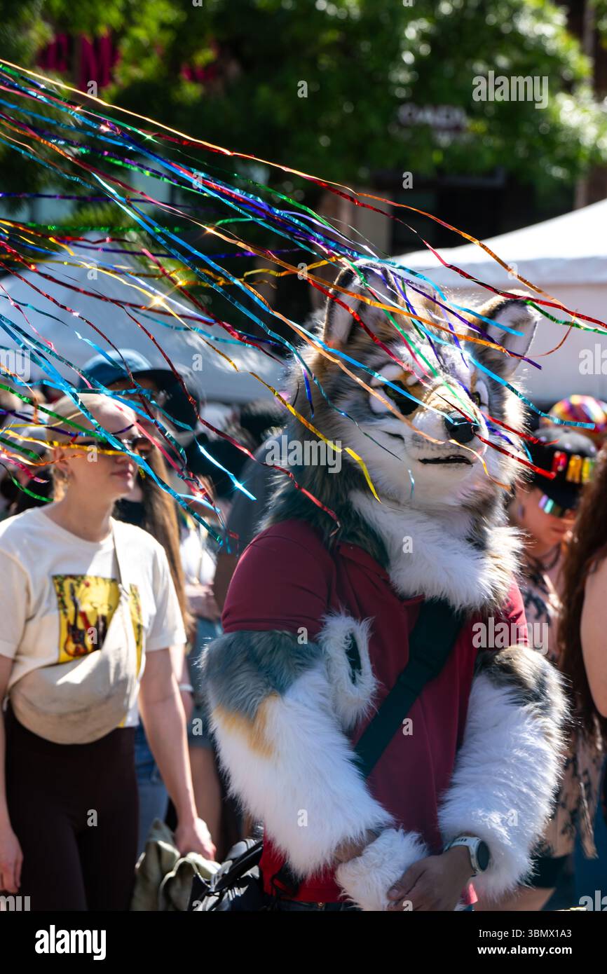 Seattle, USA. 28th Jun 2025. Seattle Pridefest in Capitol Hill. On ...