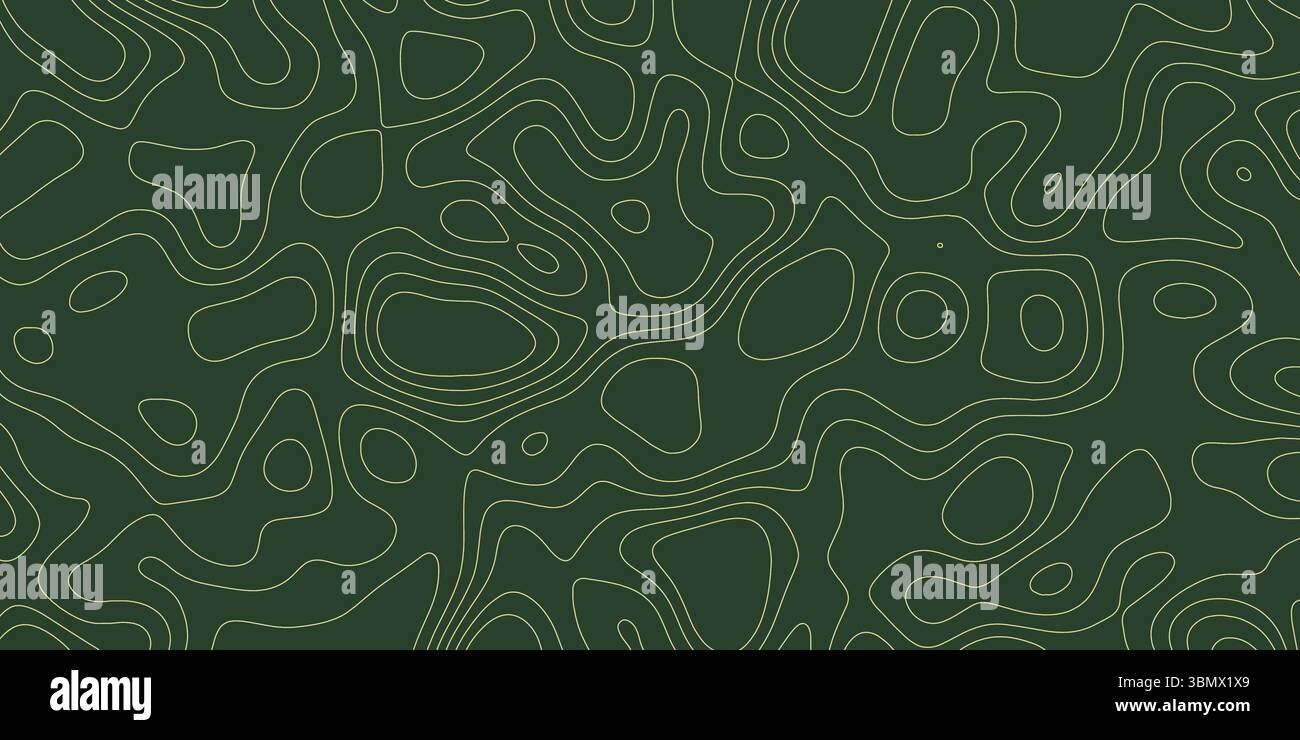 Abstract topographic patterns display fluid lines and shapes on a deep ...