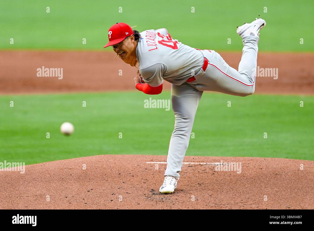 ATLANTA, GA – JUNE 28: Philadelphia starting pitcher Jesus Luzardo (44 ...