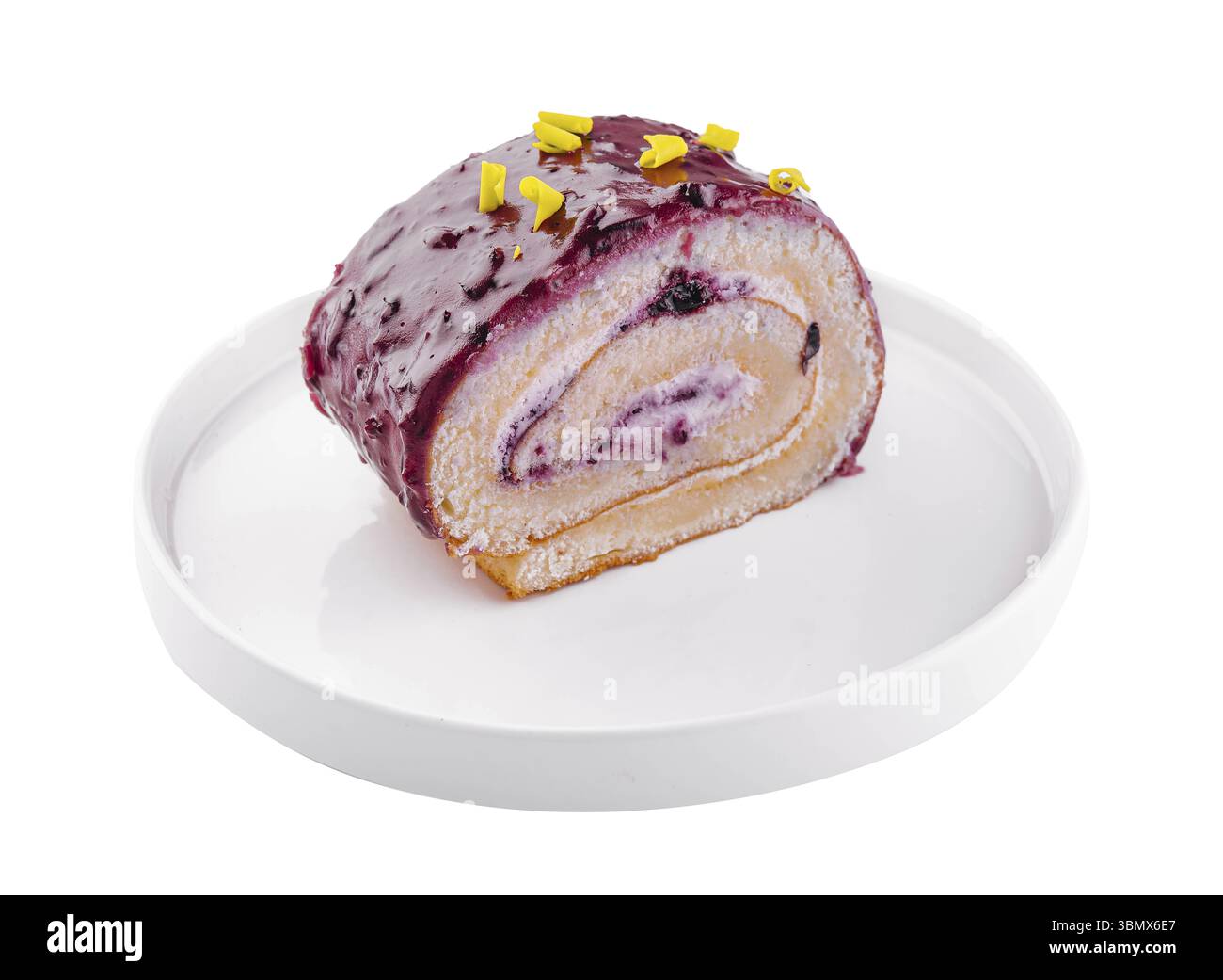 Banana cake biscuit on Cut Out Stock Images & Pictures - Alamy