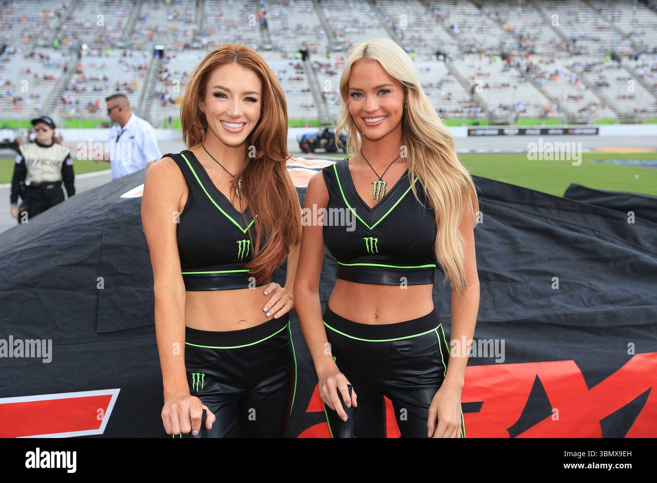 ATLANTA, GA - JUNE 28: Monster Girls on the grid before the NASCAR Cup ...