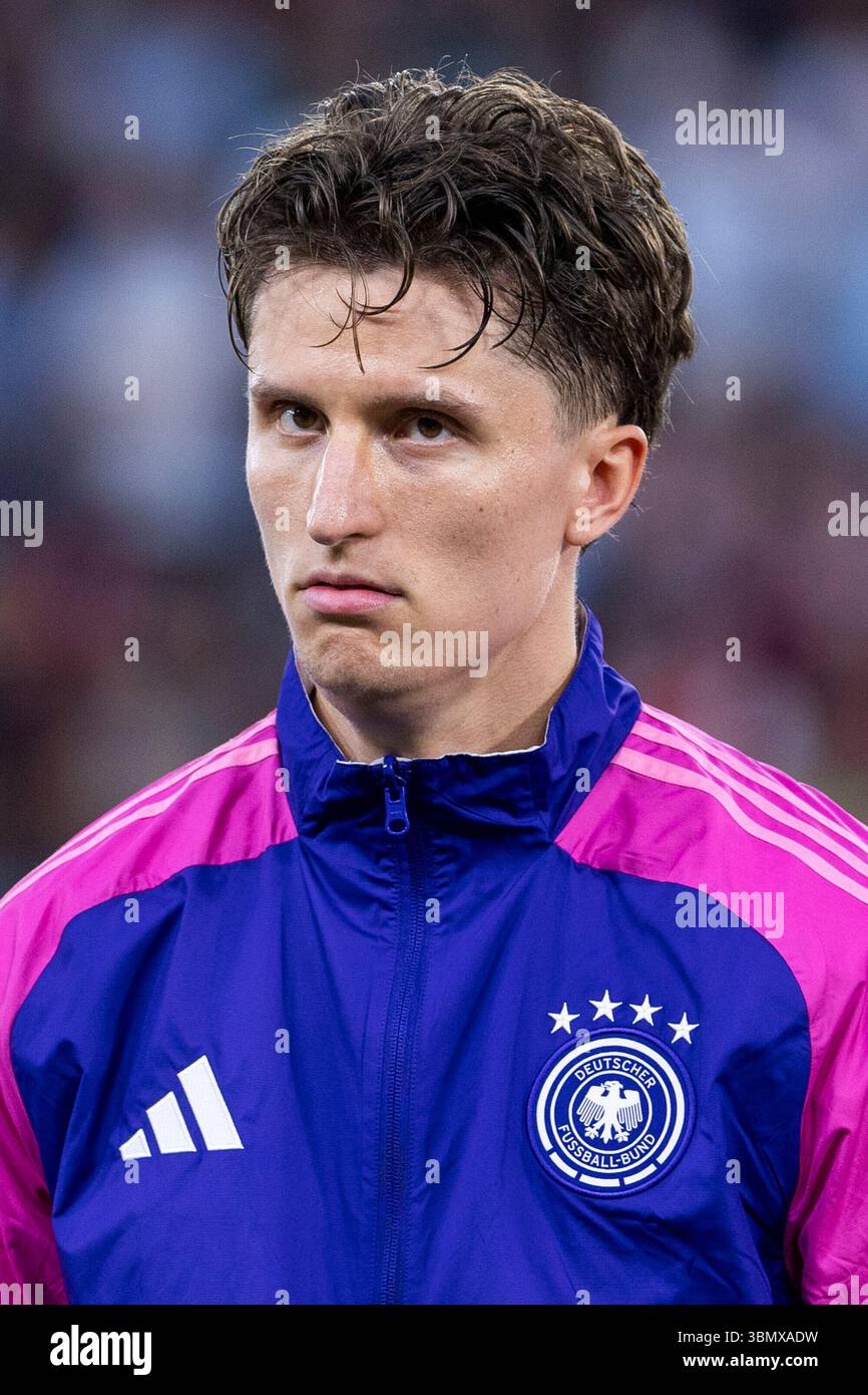 Tim Oermann (Deutschland, 14) bei der UEFA U21-Europameisterschaft im ...