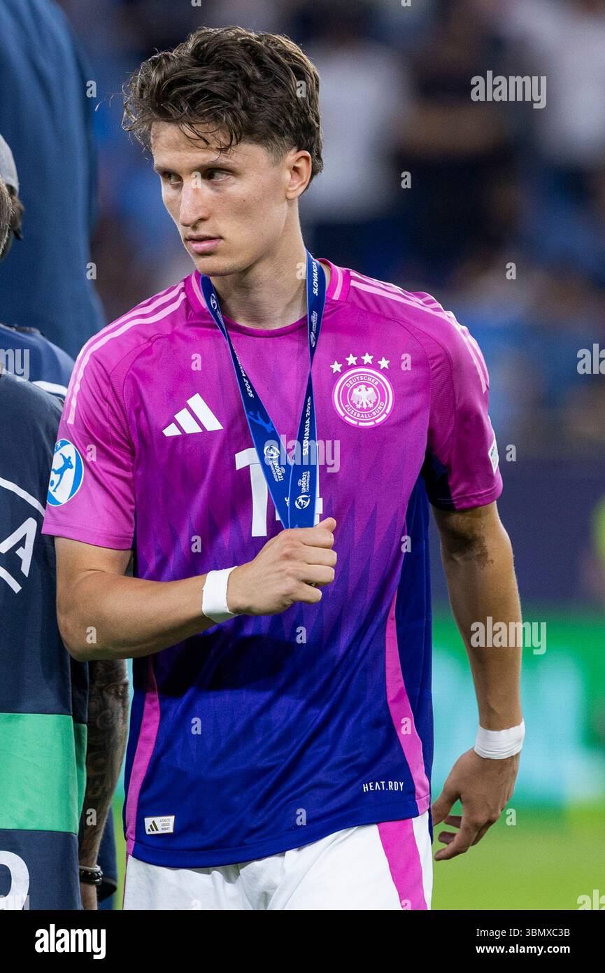 Tim Oermann (Deutschland, 14) bei der UEFA U21-Europameisterschaft im ...