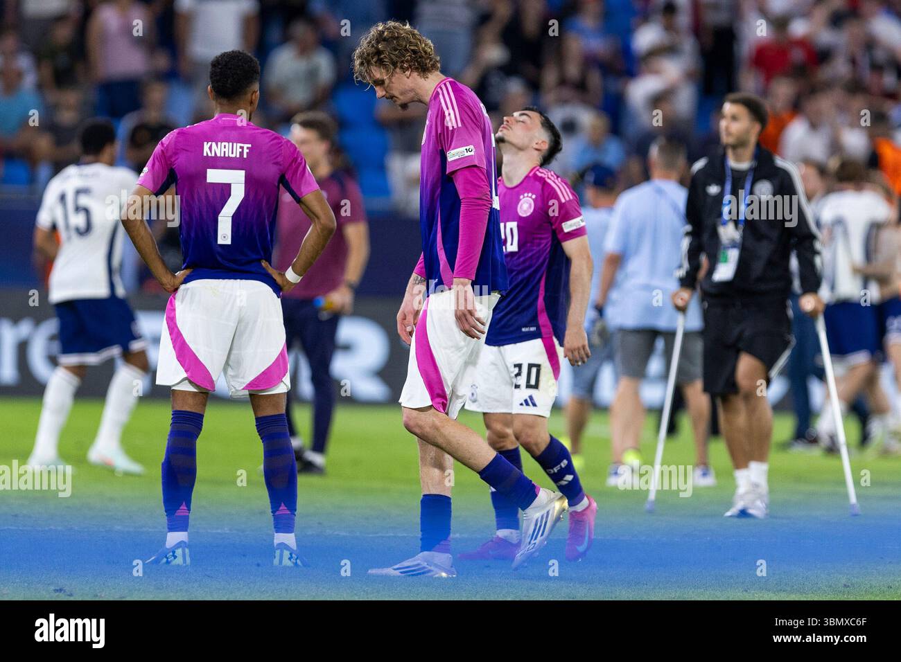 Ansgar Knauff (Deutschland, 7), Nick Woltemade (Deutschland, 10), Paul ...