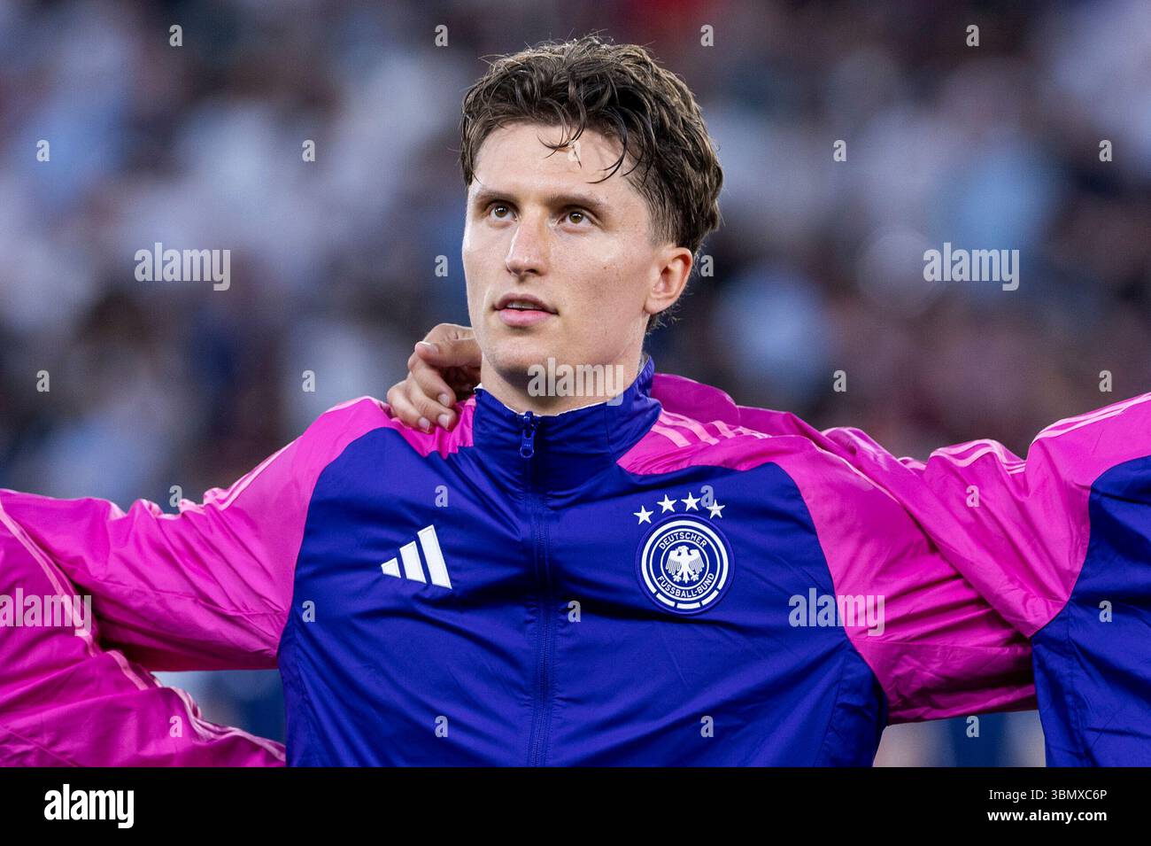 Tim Oermann (Deutschland, 14) bei der UEFA U21-Europameisterschaft im ...