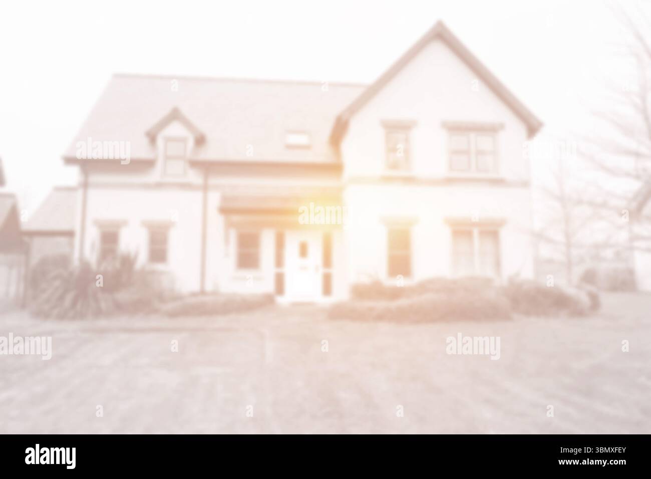 Beautiful house front windows hi-res stock photography and images - Alamy