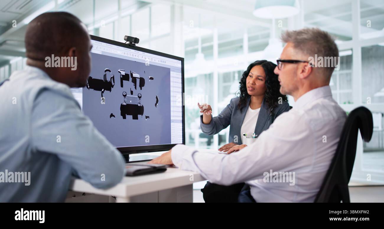 Automotive design team in meeting hi-res stock photography and images ...