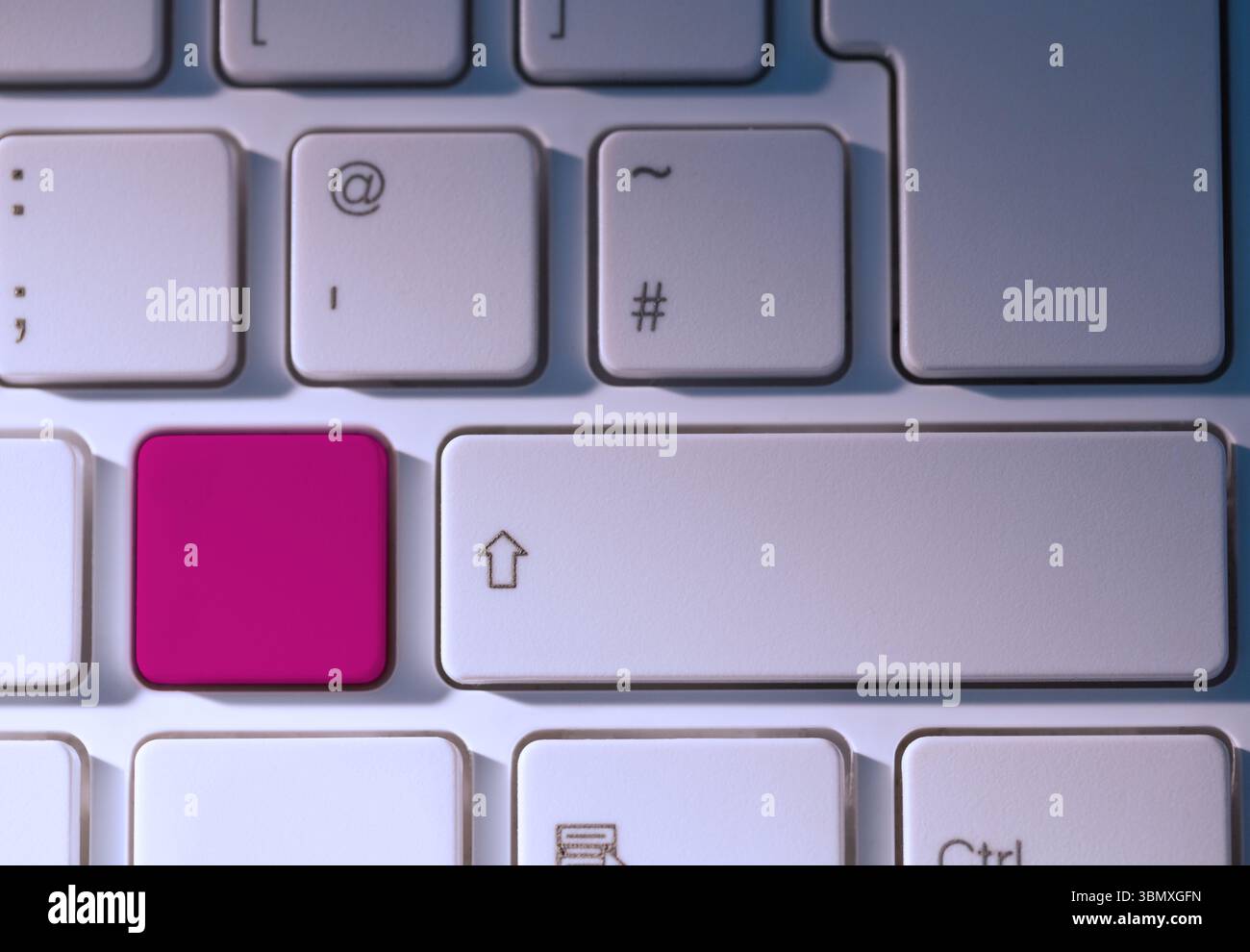 Pink computer keyboard on hi-res stock photography and images - Alamy