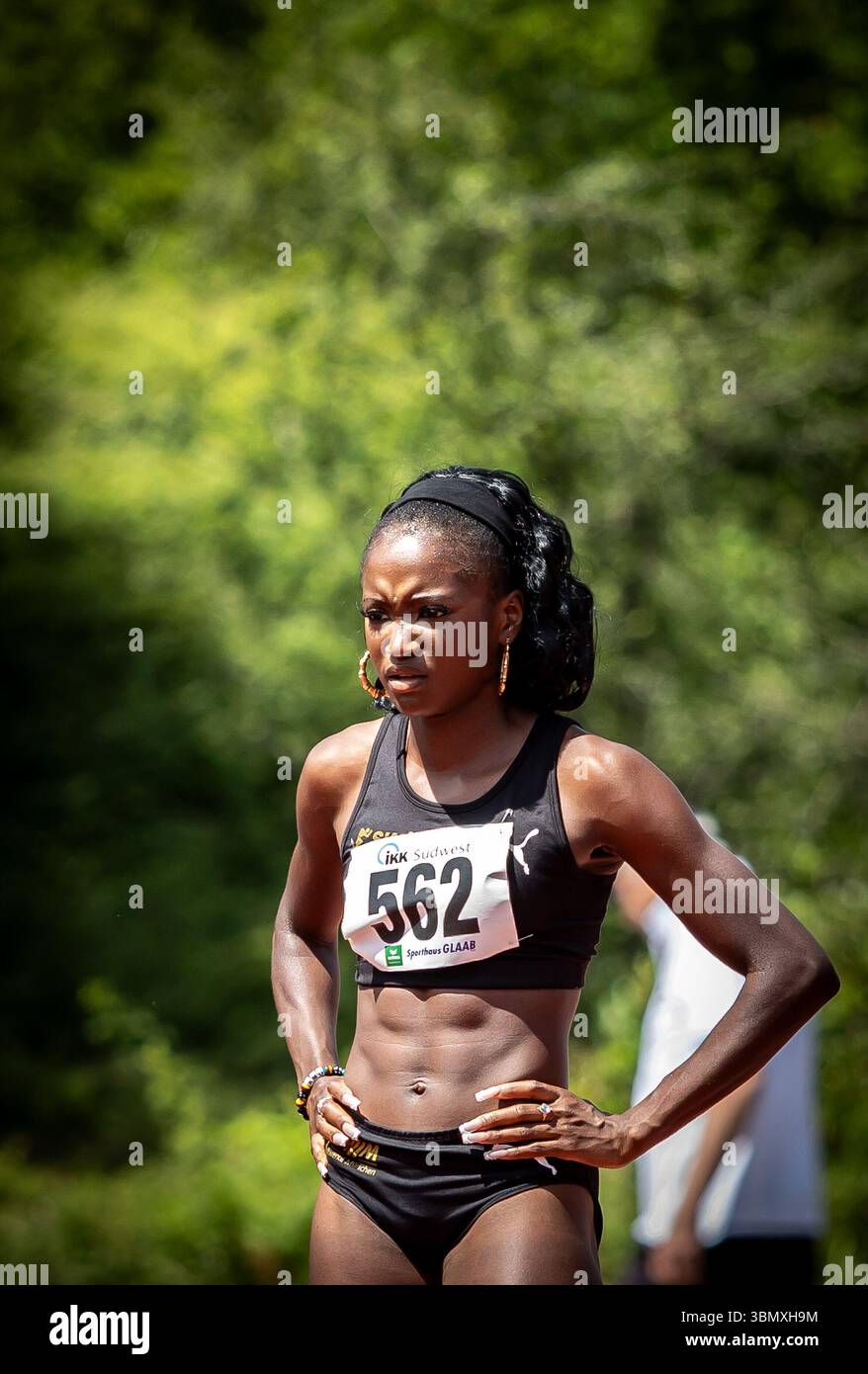 St. Wendel, Deutschland. 28th June, 2025. Fokussiert: Daryl Ndasi (LG Stadtwerke M?nchen); S ...