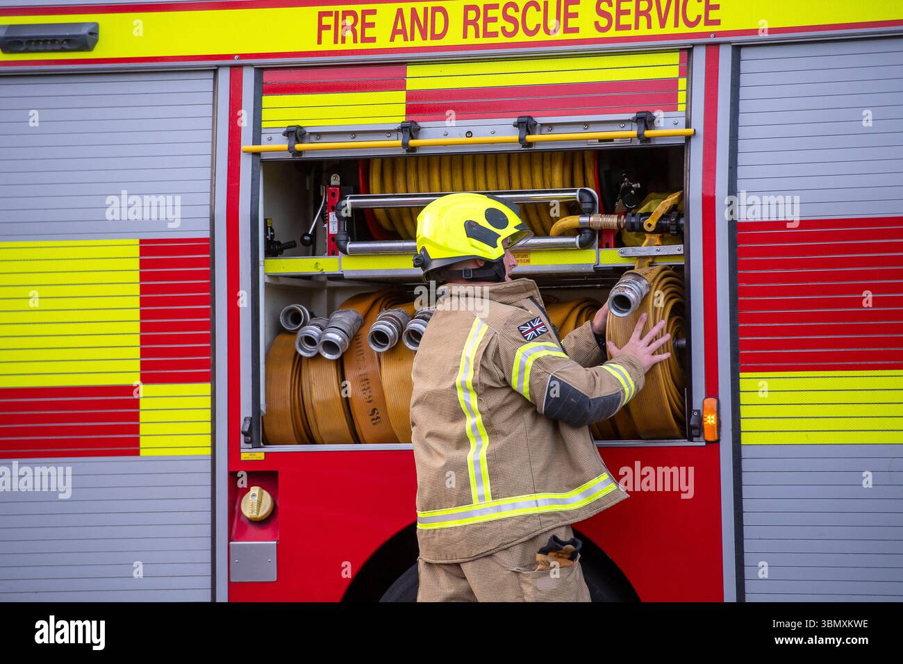 Slough, UK. 26th June, 2025. Emergency Services responded to a fire in ...