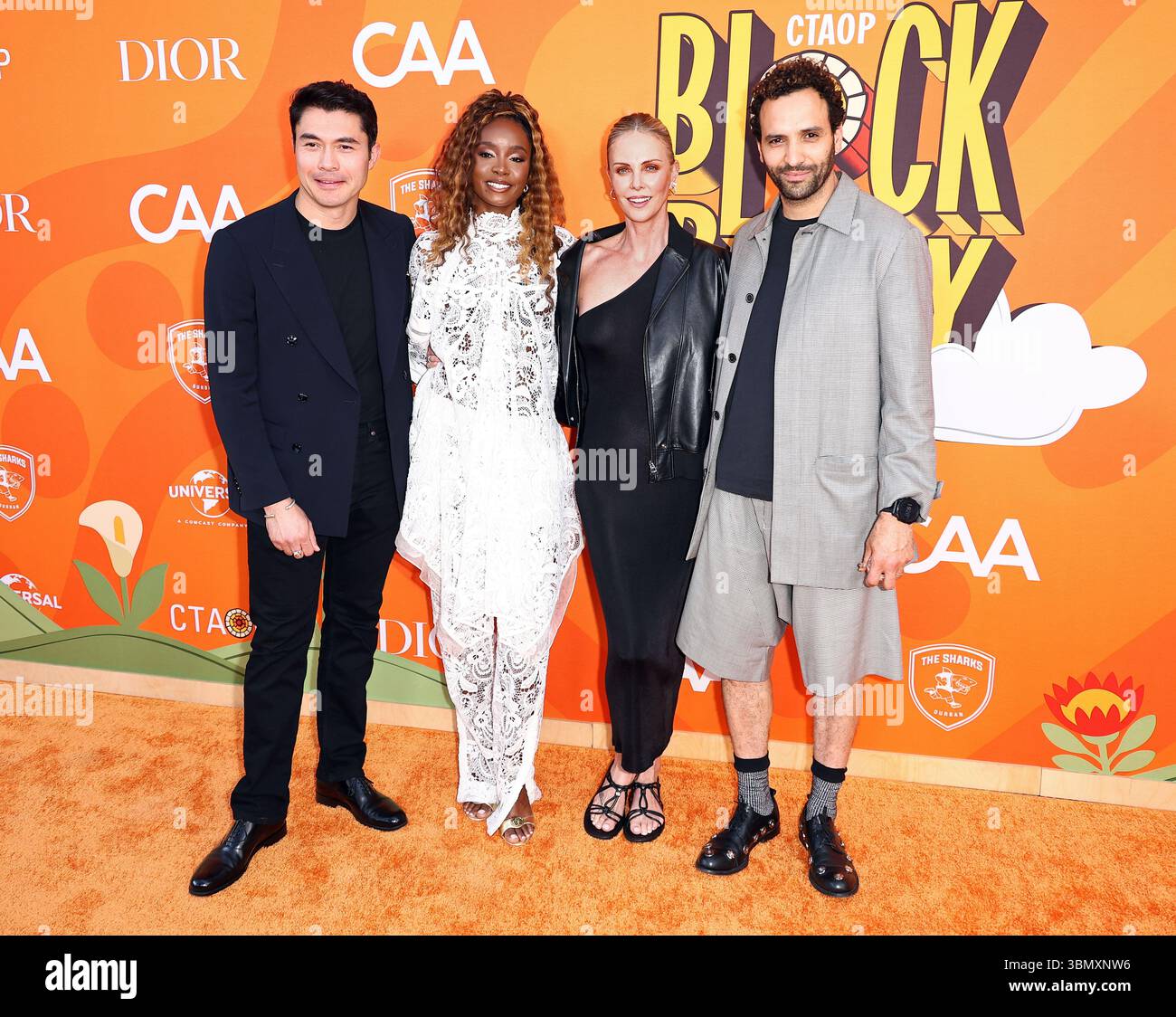 Henry Golding, Kiki Layne, Charlize Theron, Marwan Kenzari arrives at The Charlize Theron Africa ...