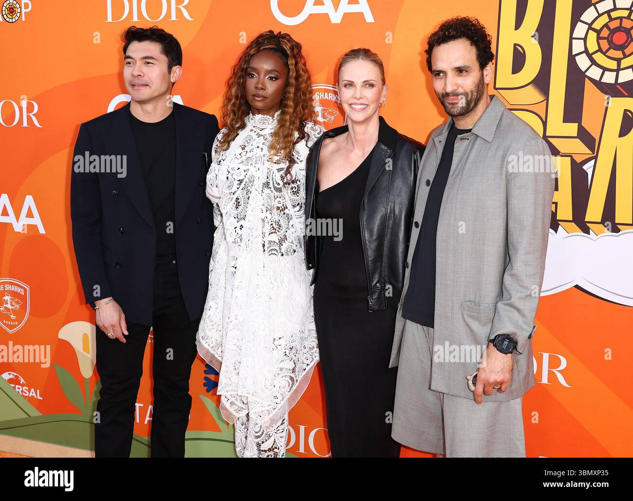 Henry Golding, Kiki Layne, Charlize Theron, Marwan Kenzari arrives at ...