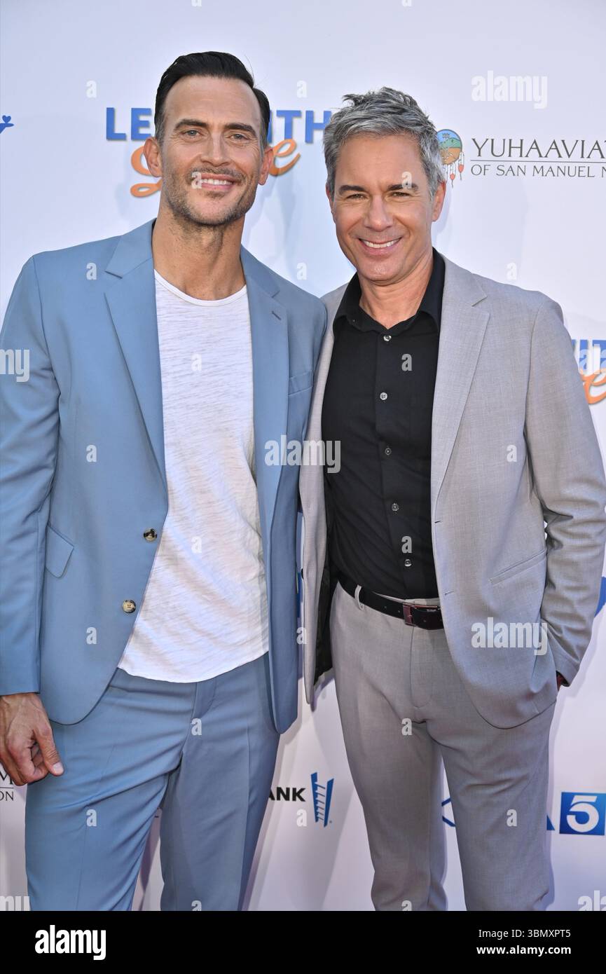 Los Angeles, CA USA - June 28, 2025: Cheyenne Jackson, Eric McCormack ...