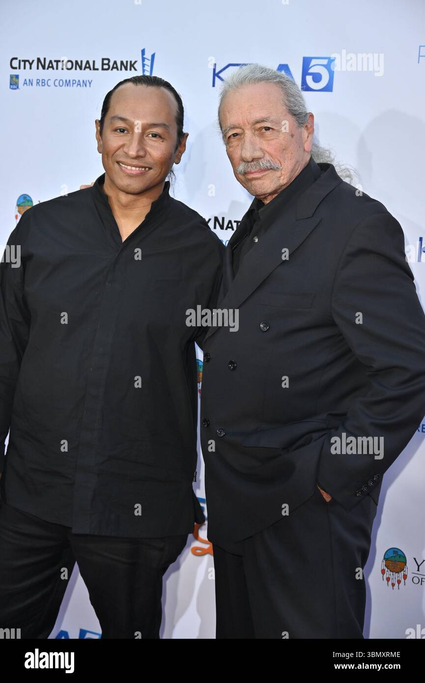 Los Angeles, CA USA - June 28, 2025: Robert Vargas, Edward James Olmos ...