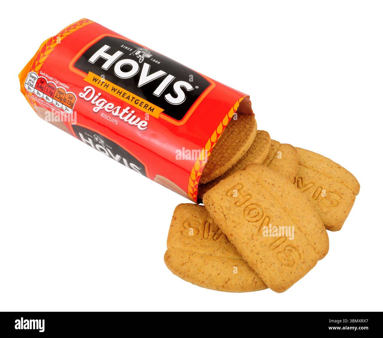 Hovis wheatgerm digestive biscuits in a 250g pack Stock Photo - Alamy
