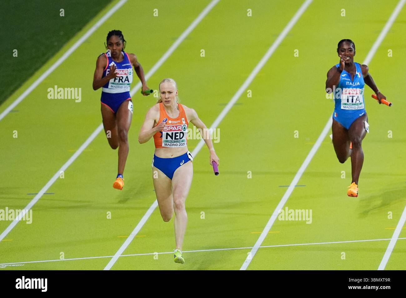 Team of Netherlands 1st place, Womenâ??s 4x100m Relay Final Heat A ...