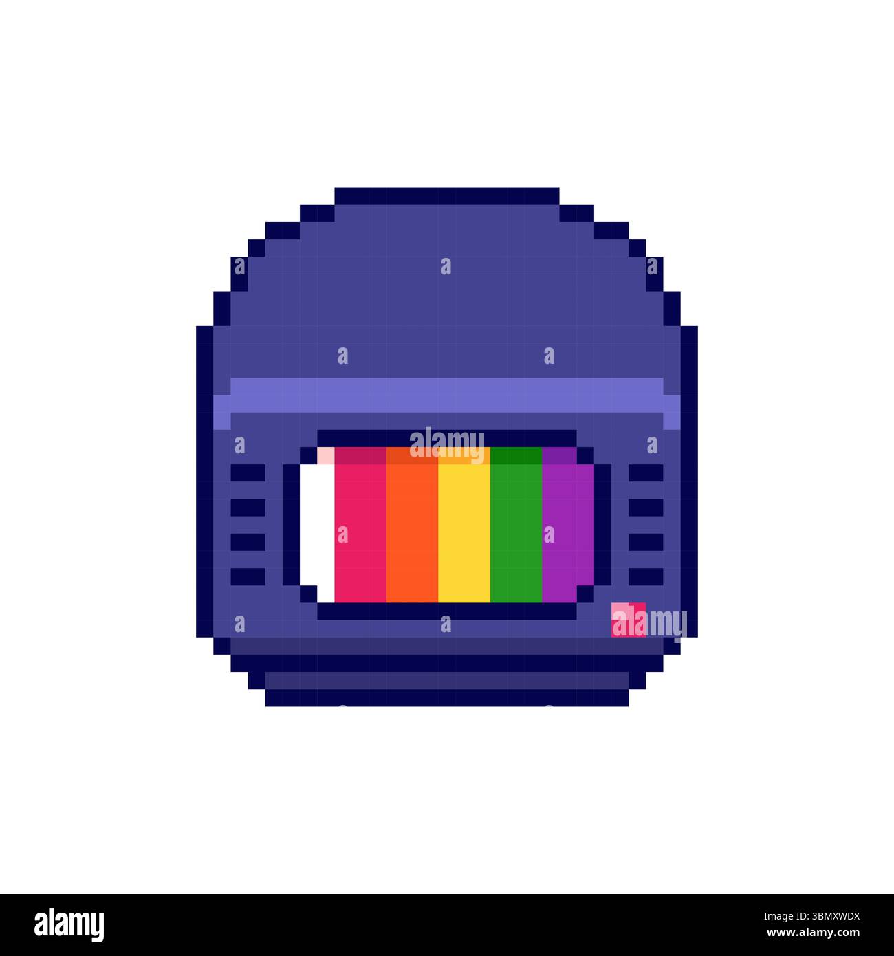 Sticker retro video game Stock Vector Images - Alamy