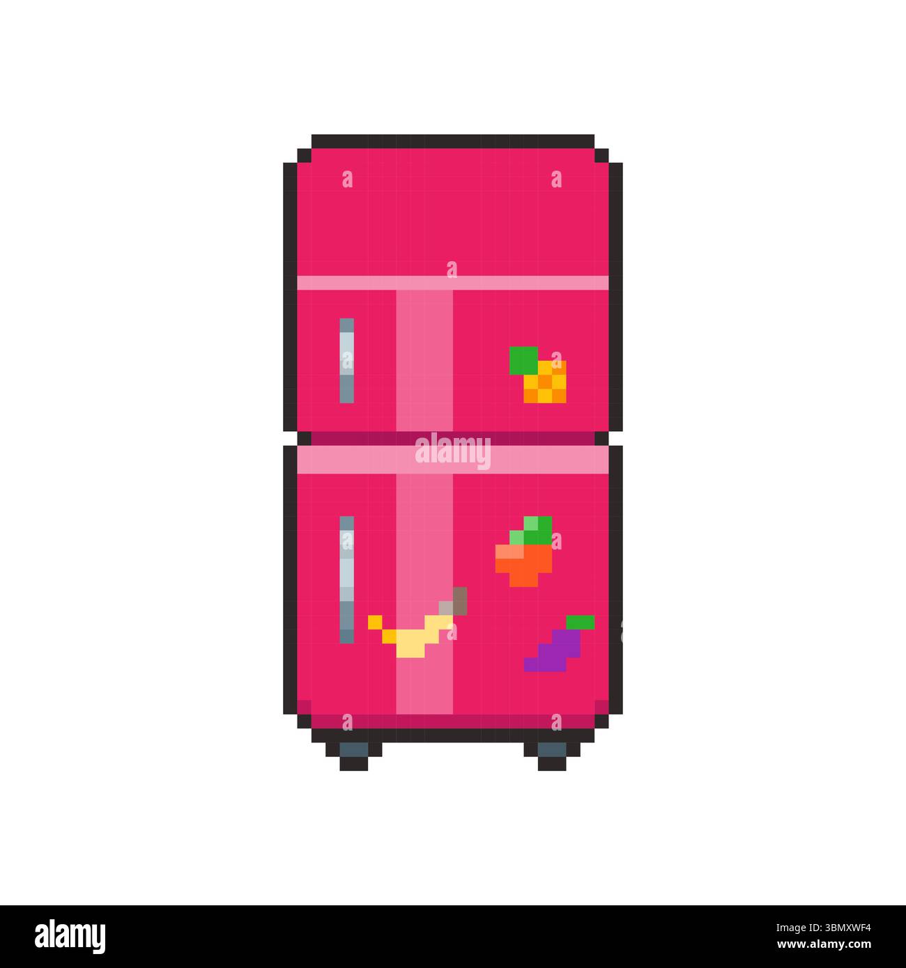 Open empty refrigerator freezer Stock Vector Images - Alamy