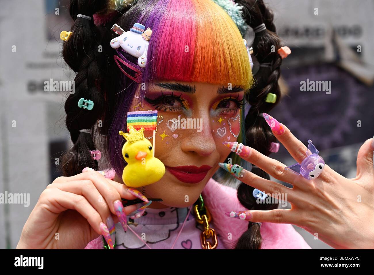 47th Annual Pride March Celebrated in Mexico City A member of the ...