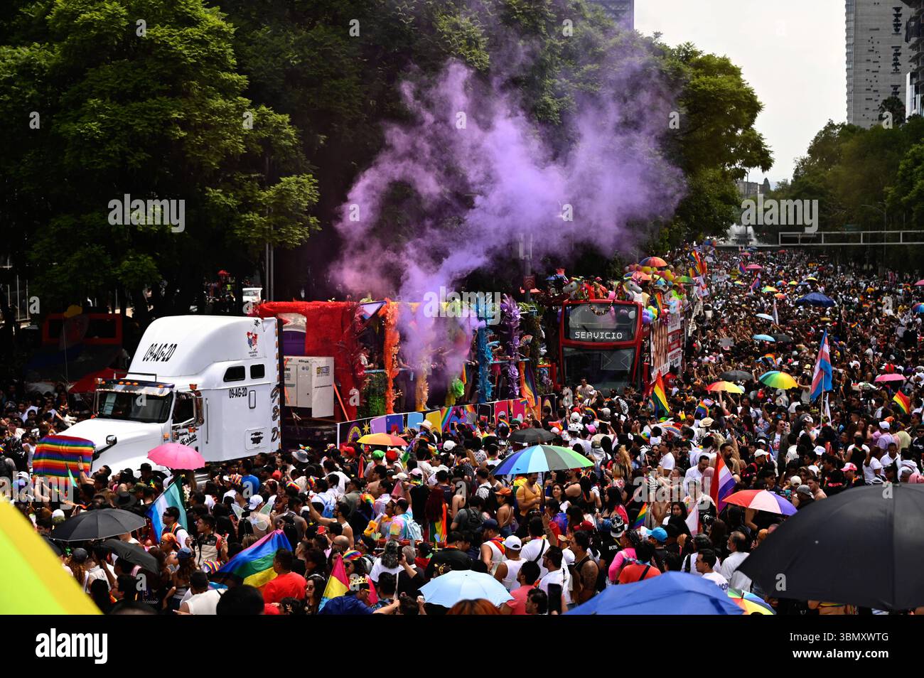 47th Annual Pride March Celebrated in Mexico City Members of the ...