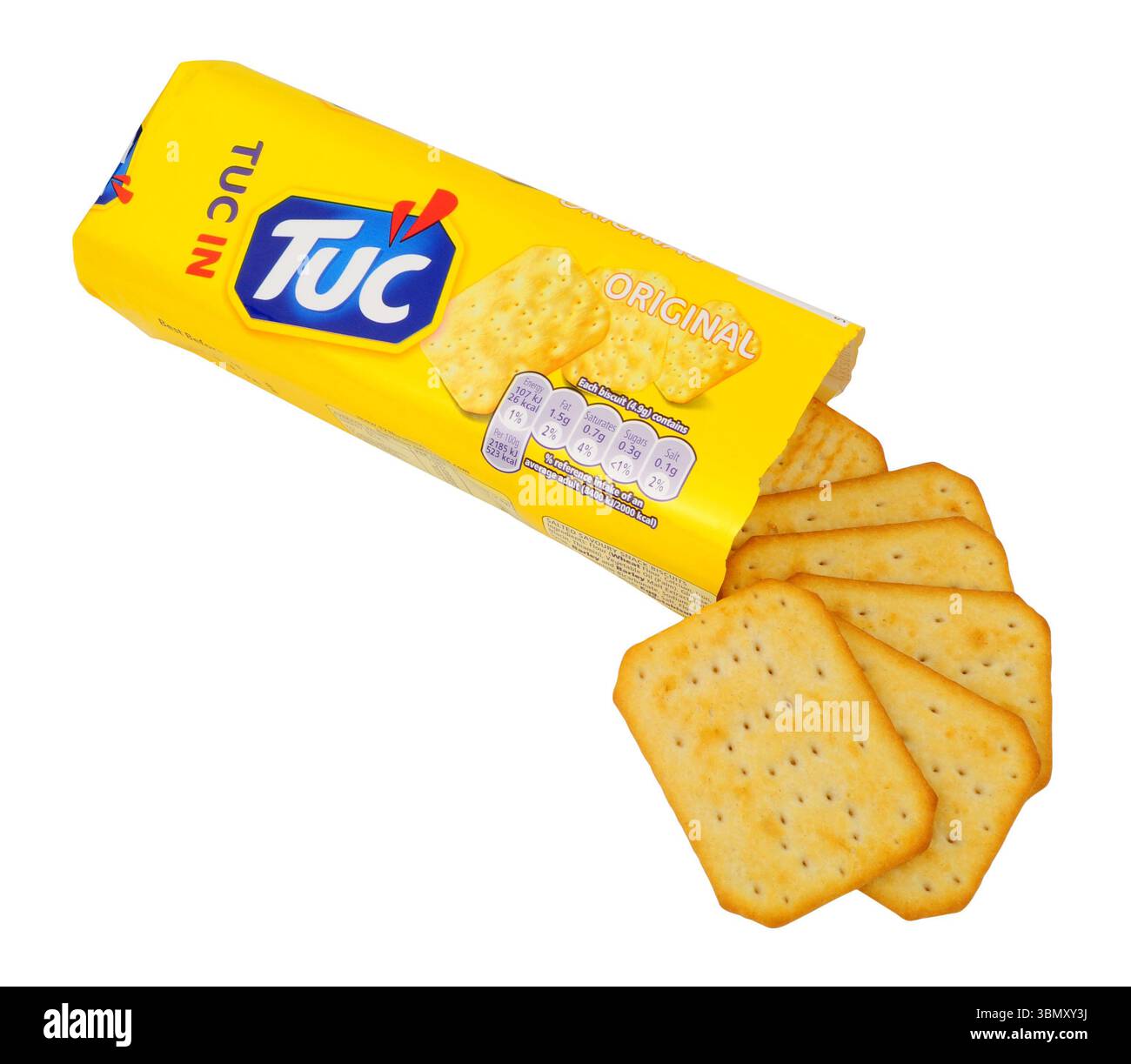 Tuc original salted savoury snack cracker biscuits in a 150g pack Stock ...