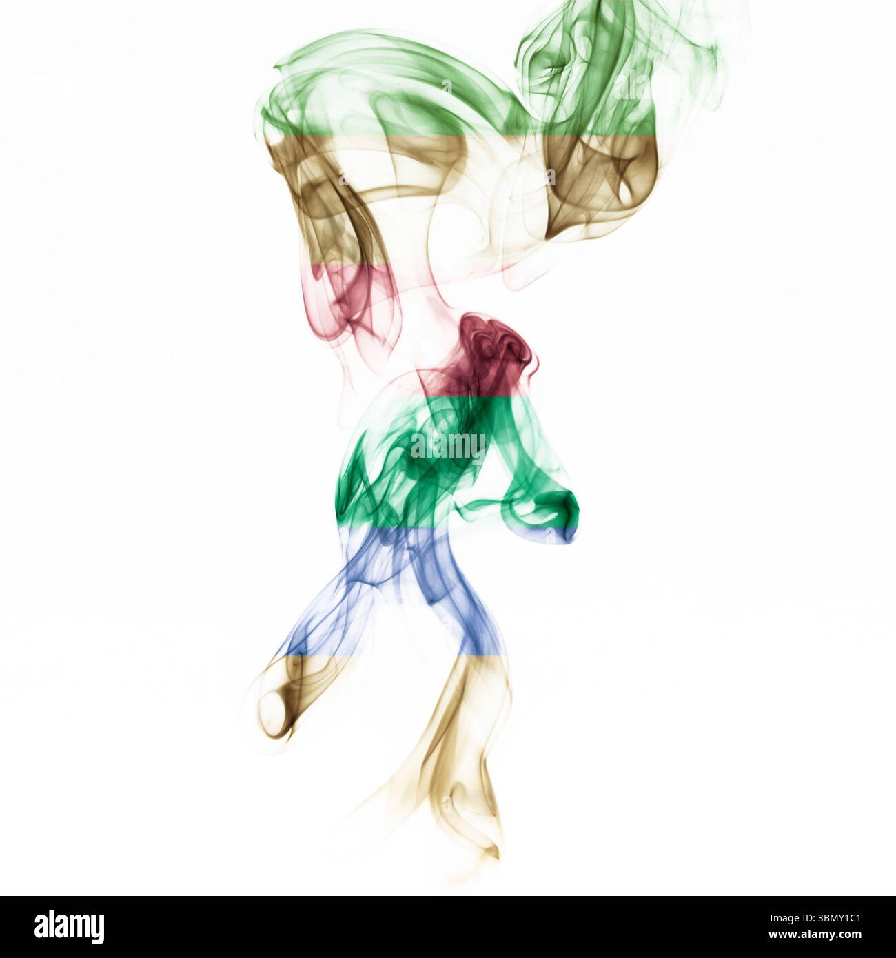 Green light smoke shape Cut Out Stock Images & Pictures - Alamy