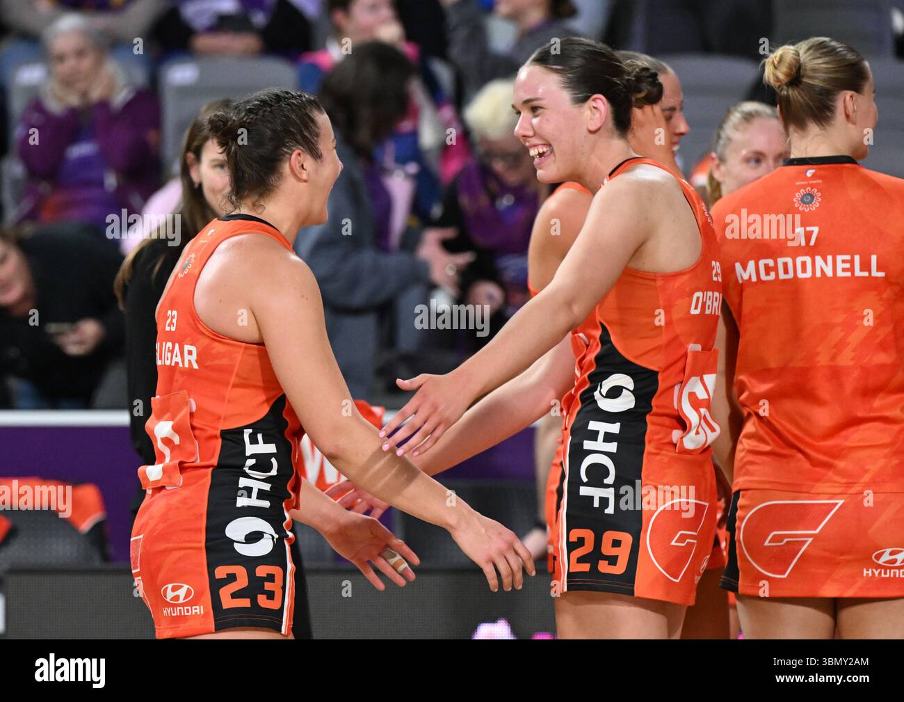 Brisbane, Australia. 29th June, 2025. Amy Sligar (left) and Erin O ...