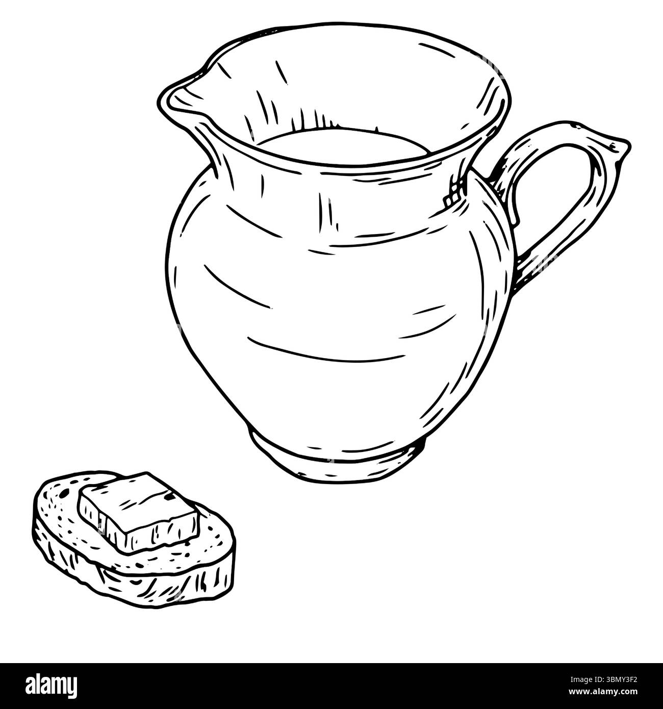 Slice sandwich bread in Stock Vector Images - Alamy