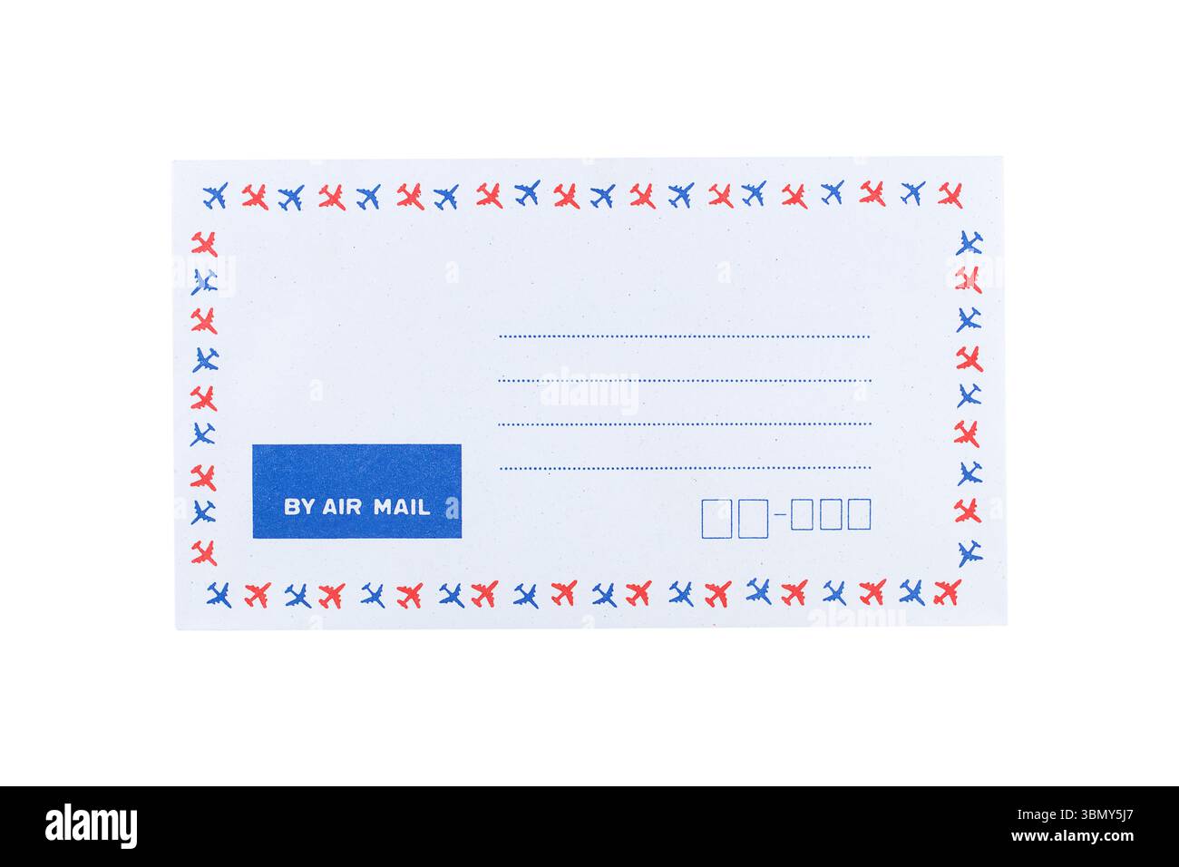 White blank realistic envelope Cut Out Stock Images & Pictures - Alamy