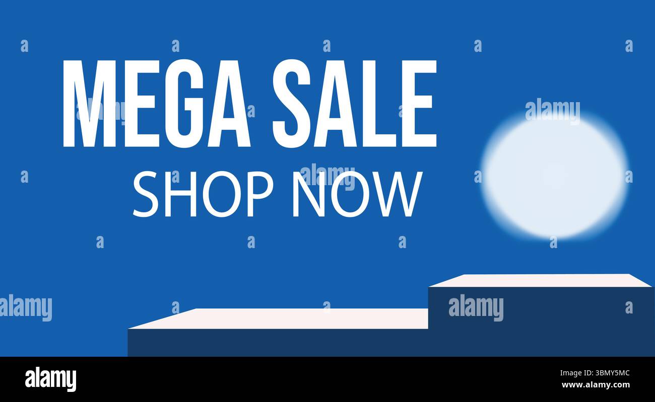 Mega sale shop now Stock Vector Images - Alamy