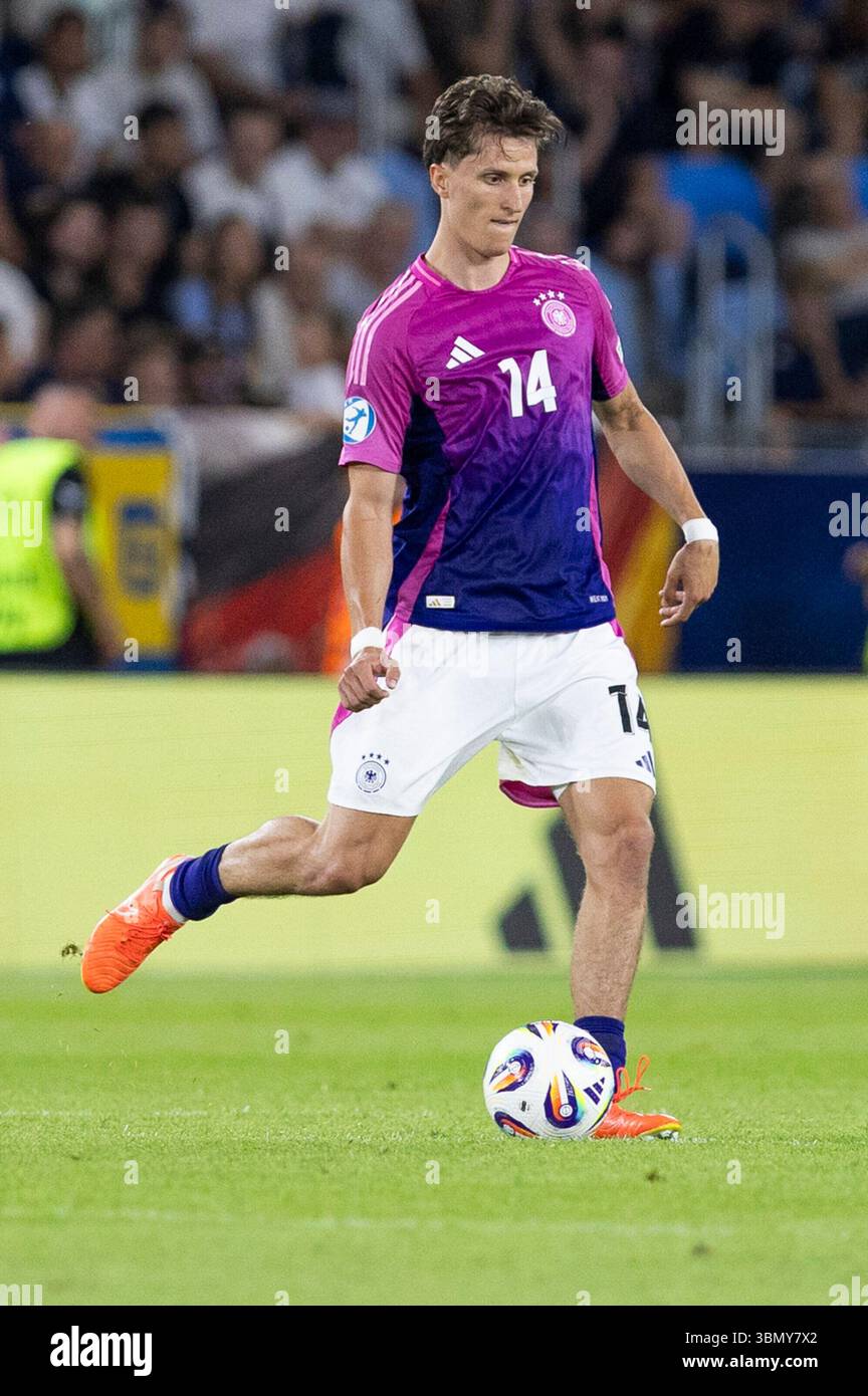 Tim Oermann (Deutschland, 14) bei der UEFA U21-Europameisterschaft im ...