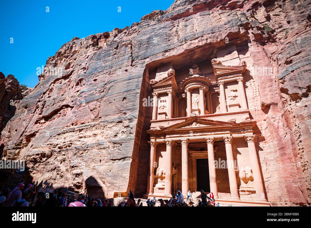Al Khazna (The Treasury) in Petra, Jordan - Jun 26, 2025: It is the ...